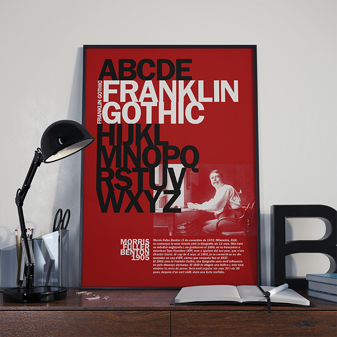 Franklin Gothic Specimen - Sergi Llambrich