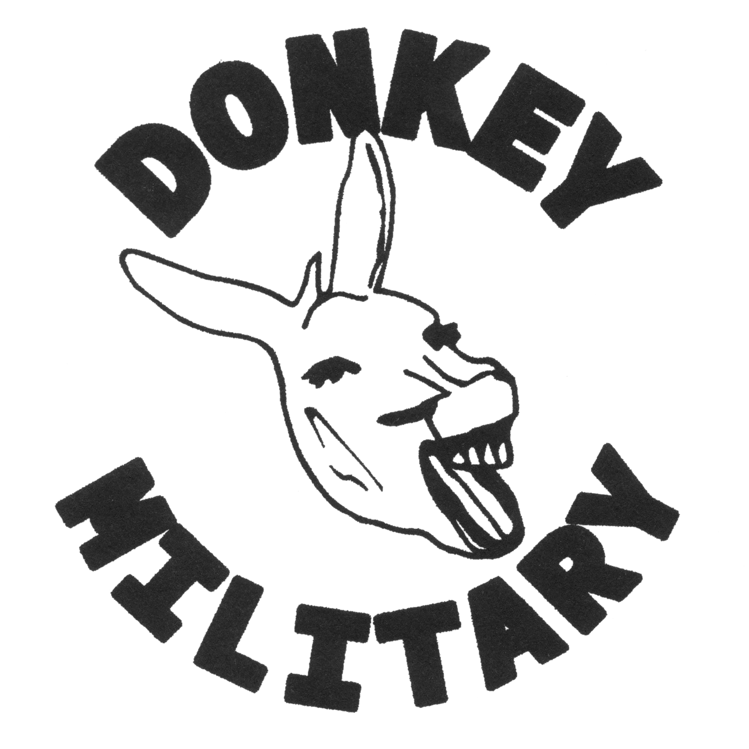 DONKEY MILITARY LOGO - ELIZA N WEBER
