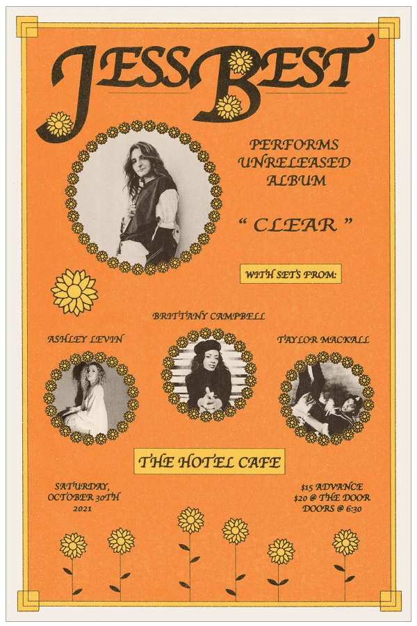 ALEXANDRA SAVIOR TOUR POSTER - ELIZA N WEBER