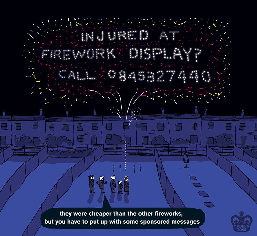 Bonfire Night - Modern Toss Cartoon Archive