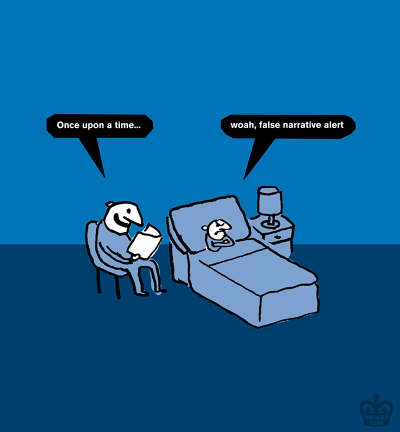 False Narrative - Modern Toss Cartoon Archive