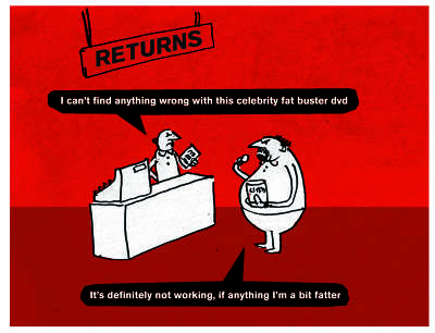 Keep Fit dvd - Modern Toss Cartoon Archive