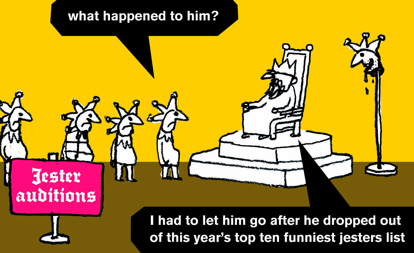 Jester List - Modern Toss Cartoon Archive