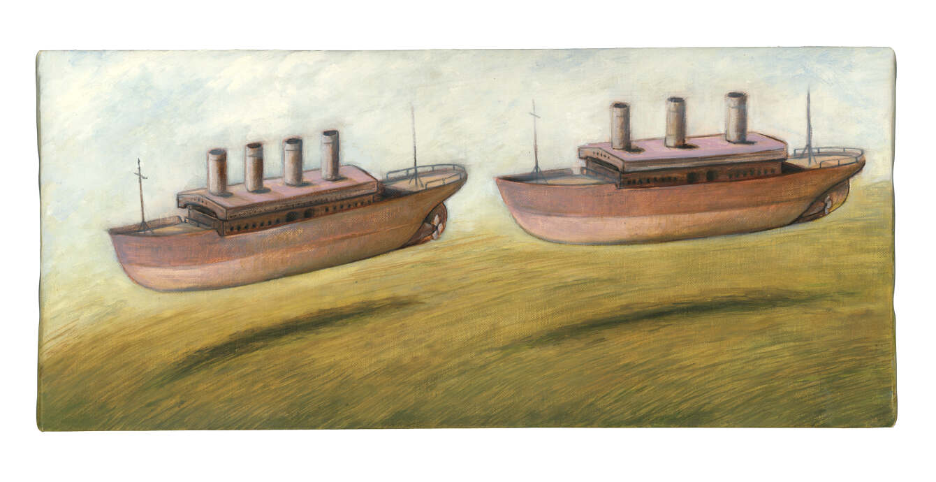 Two Floating Ocean Liners - Eric McHenry