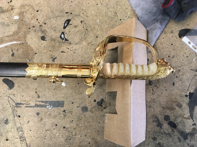 Restoration on Swords: Naval Sword - Sydney Foster