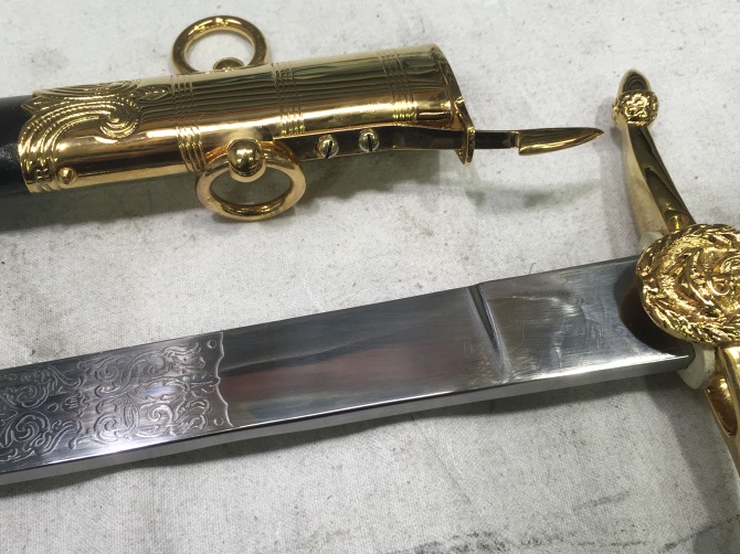 Restoration on Swords: Naval Sword - Sydney Foster