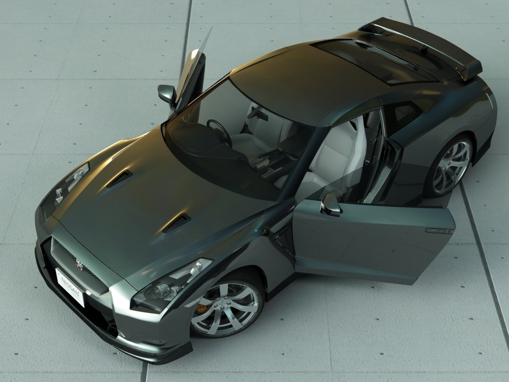 Nissan GTR R35 Modeling / Rendering - CK