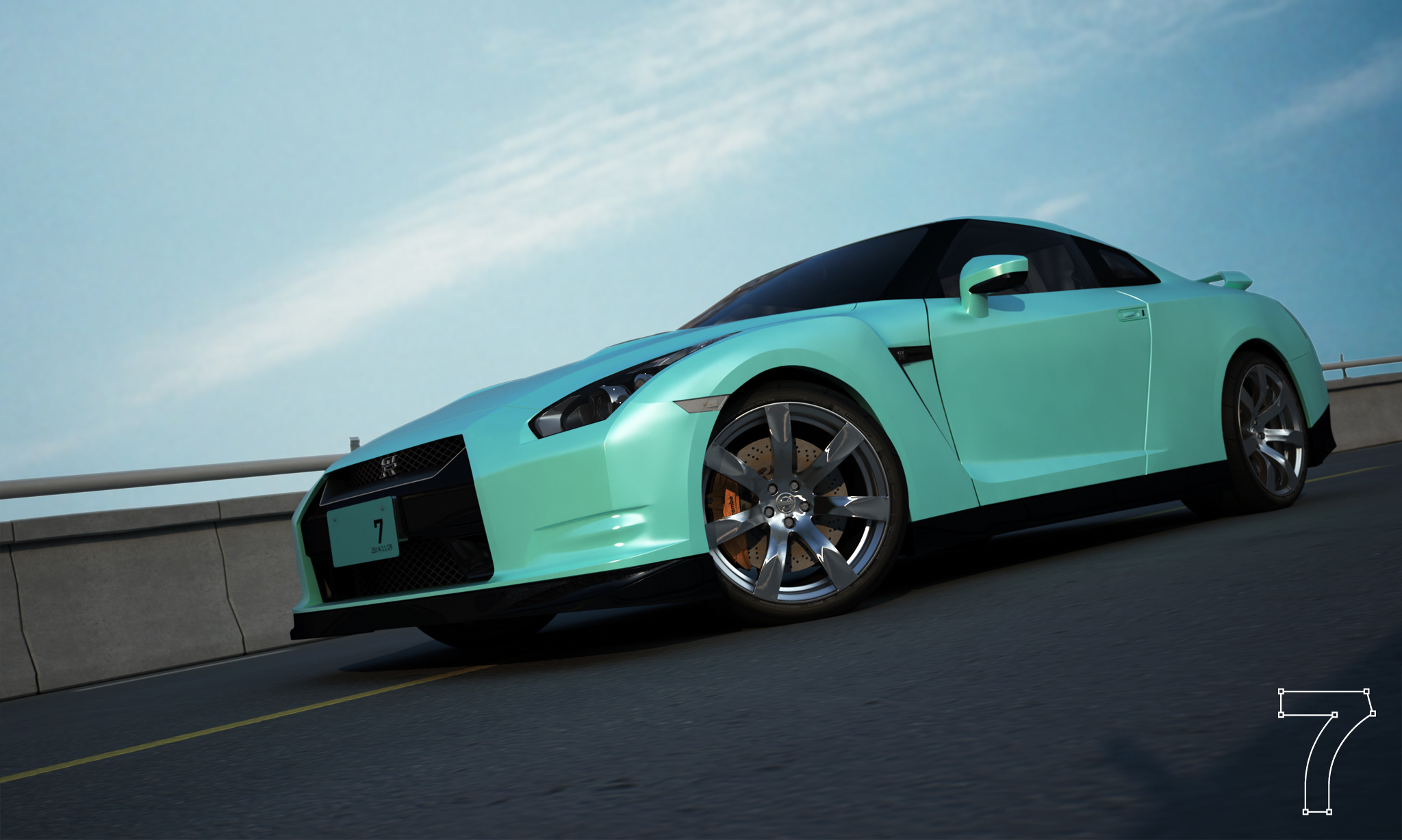 Nissan GTR R35 Modeling / Rendering - CK
