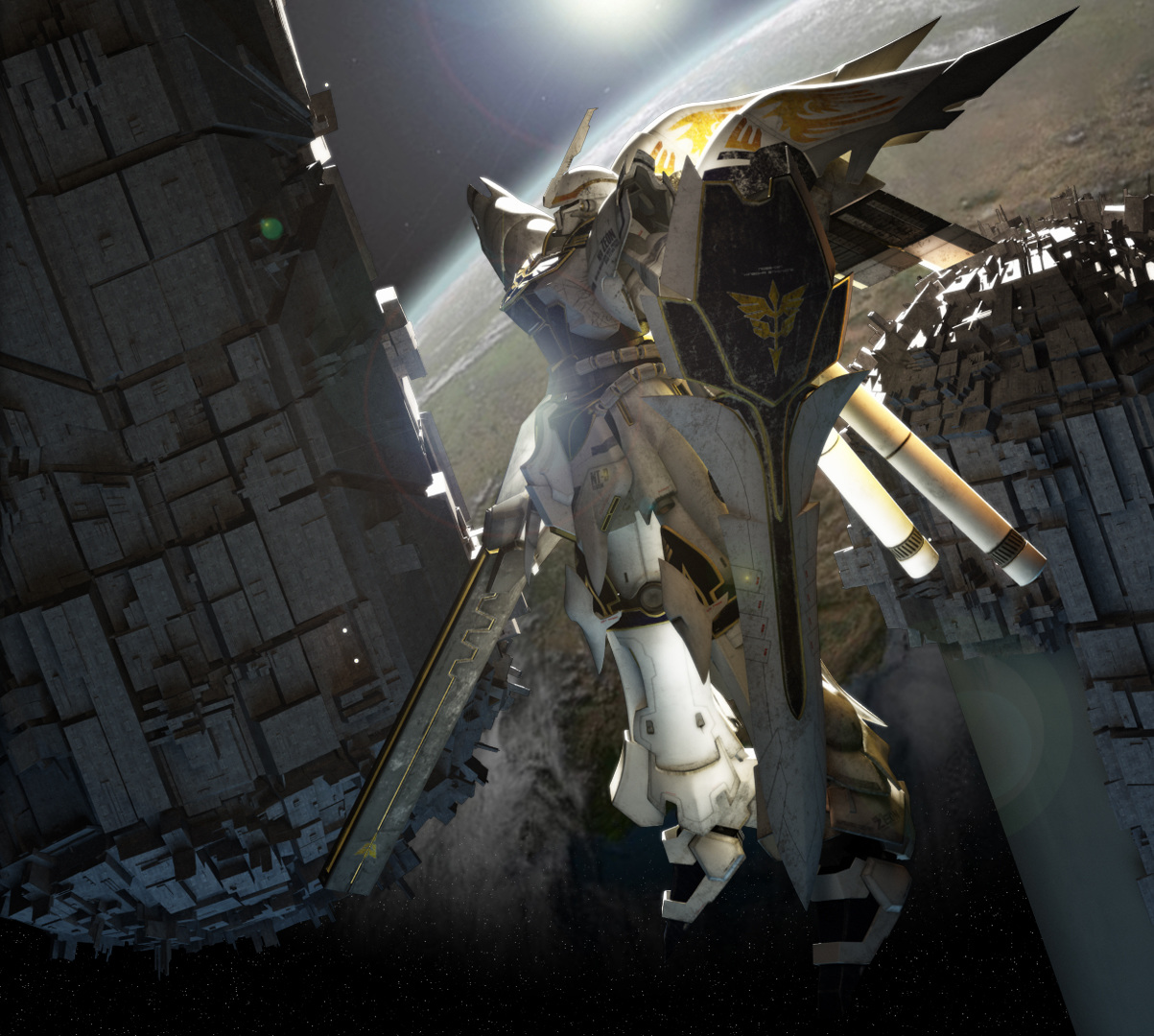 GUNDAM UC SINANJU modeling / Rendering - CK