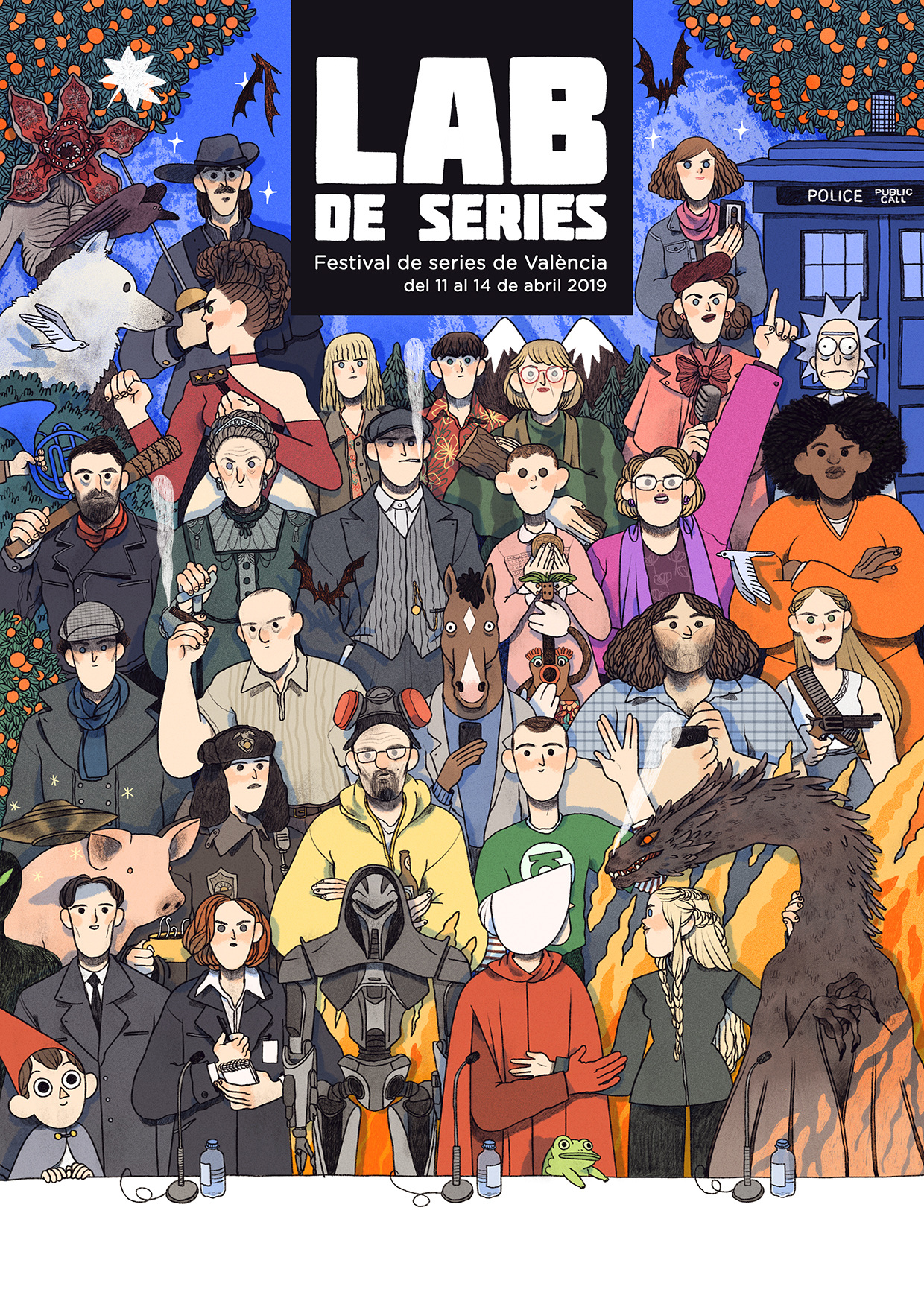 Poster for LAB De Series Festival - nuriatamarit