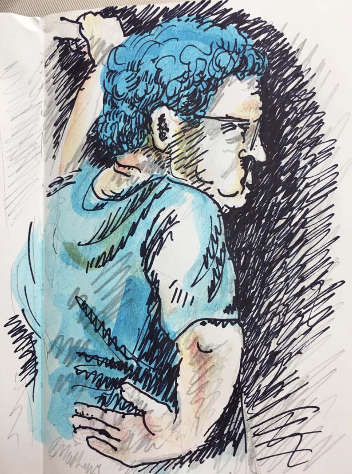 ON THE SPOT DRAWINGS - Barbara Salsberg Mathews