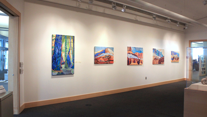 SLC Library Exhibition - SusanMakovArtist.com
