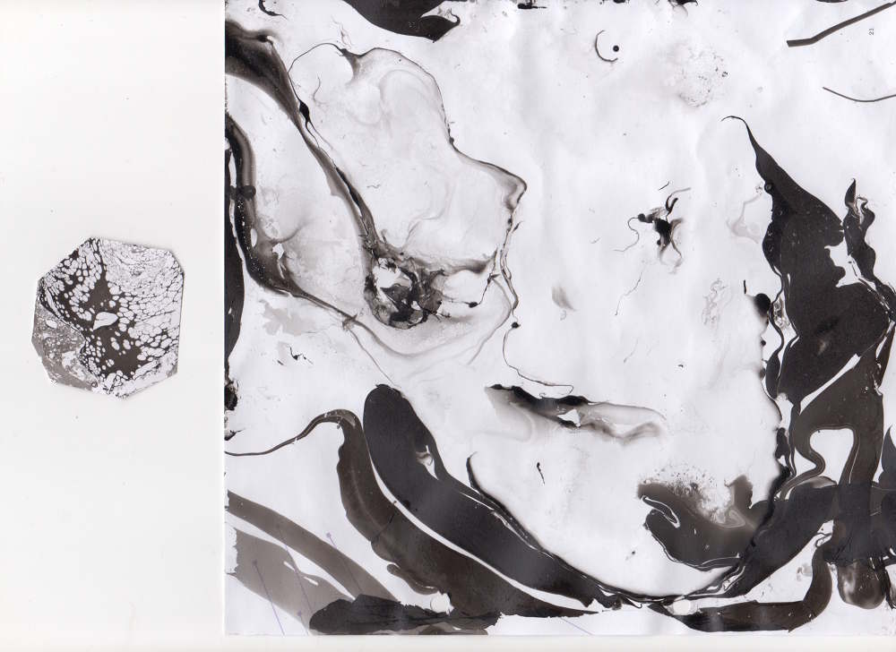EXPERIMENTS — Marbled paper - chaoïde collective