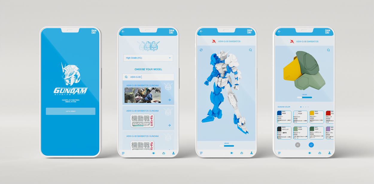 Gundam UX / UI App - NICOLAS BLAIS