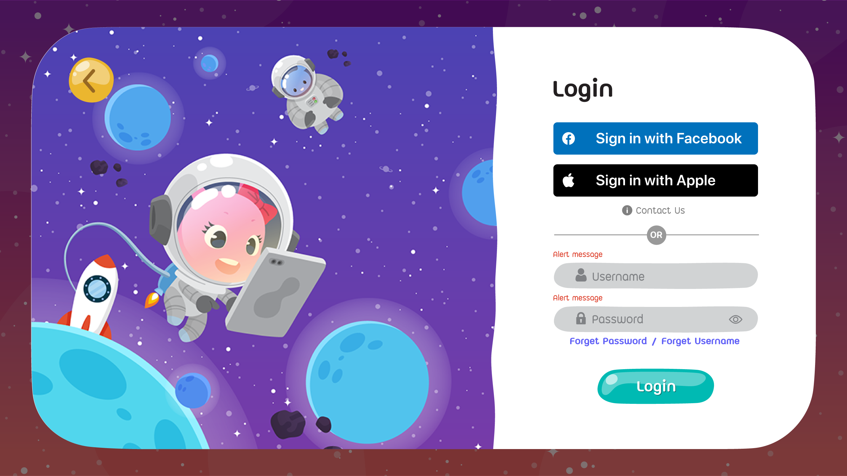 UI Design for kid application - Wanchai's Portfolio