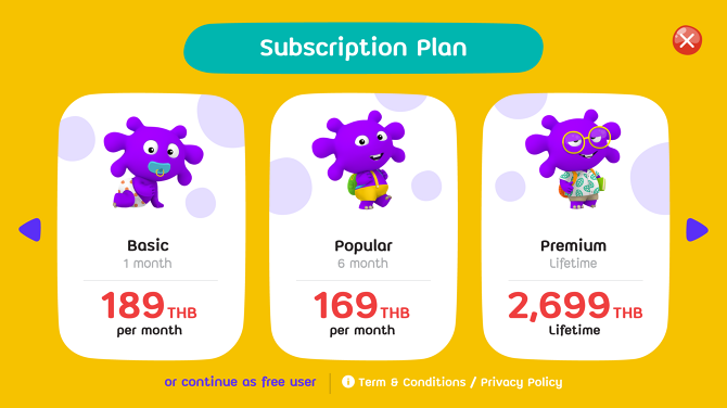 UI Design for kid application - Wanchai's Portfolio