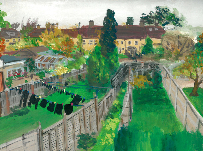 Observational drawing - Landscape / Architecture - Farah Iqbal Illustration