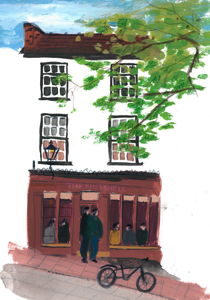 Observational drawing - Landscape / Architecture - Farah Iqbal Illustration