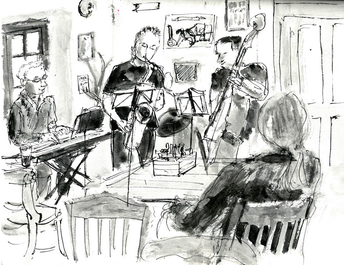 Observational drawing - People - Farah Iqbal Illustration