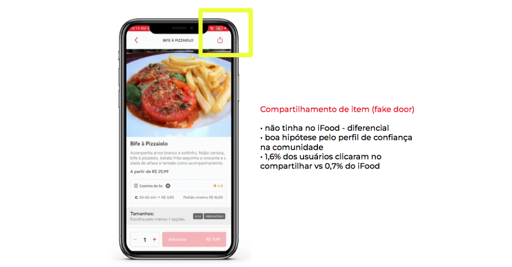 Product Design UX/UI - Case app iFood Pop - Juliana Hercowitz