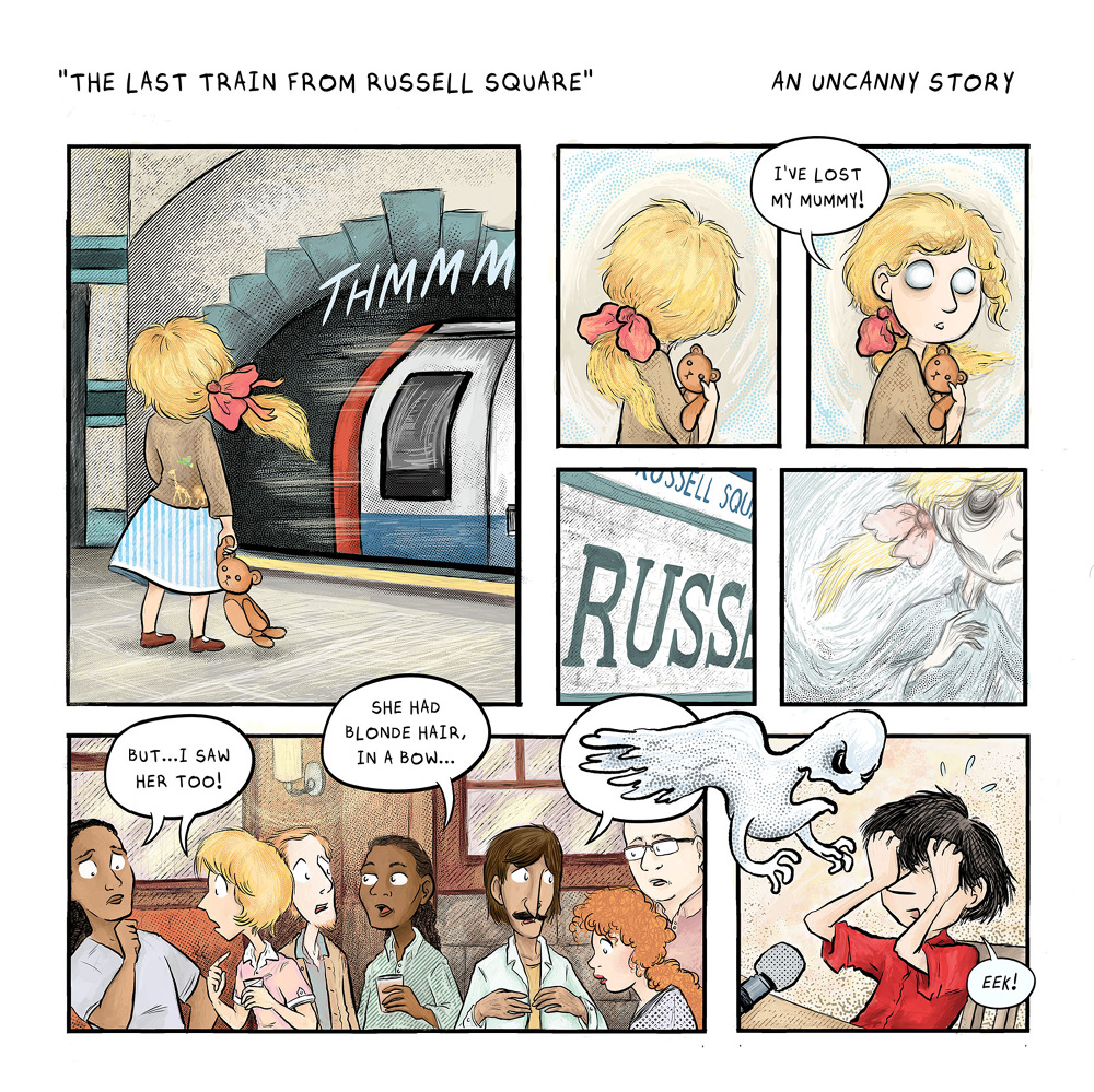 Uncanny Podcast Illustrations/Comics - Ellen Walker Illustration - Home