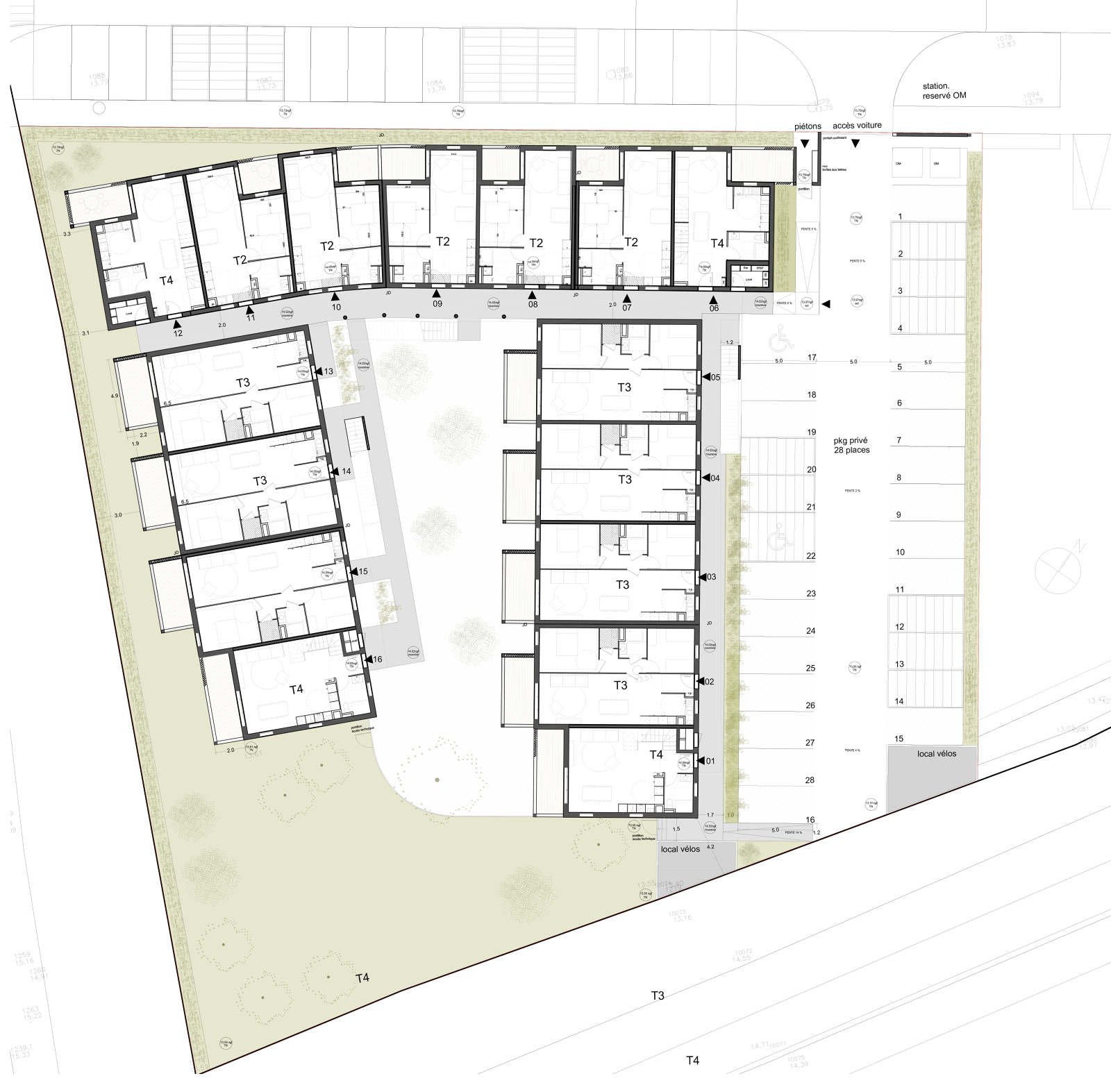 28 Logements collectifs - Valergues - Atelier AJA