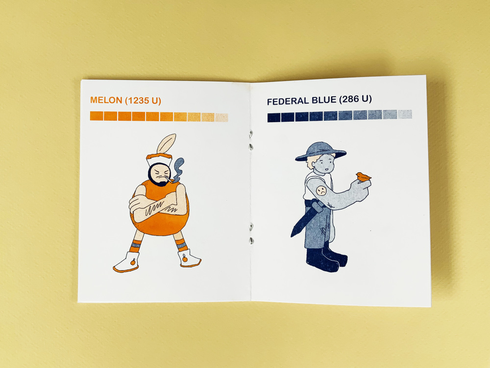 Color Chart Zine - Zine Hug