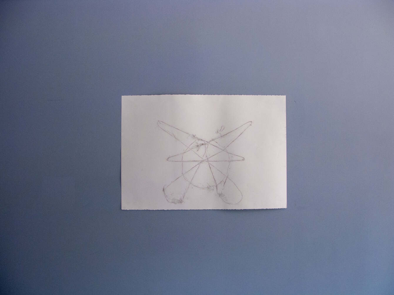 Chalk Rubbing of String Drawing of Steel Sculpture of The Circle in ...