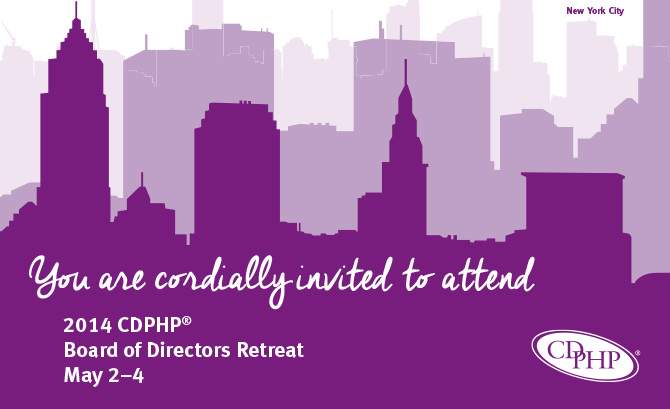 CDPHP - Invitation - Rebekah Alexis