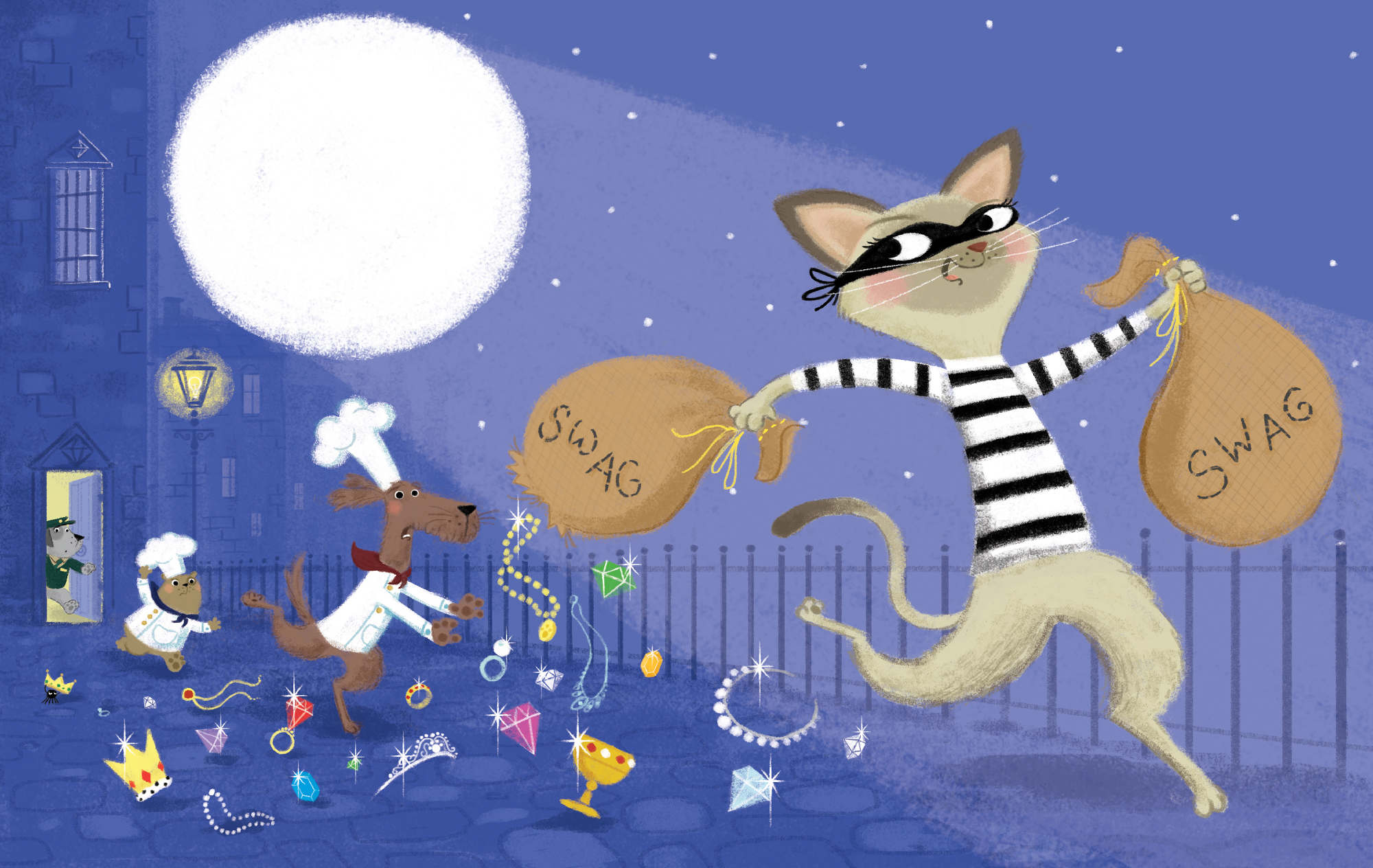 Shifty McGifty and Slippery Sam: The Cat Burglar - Steven Lenton ...
