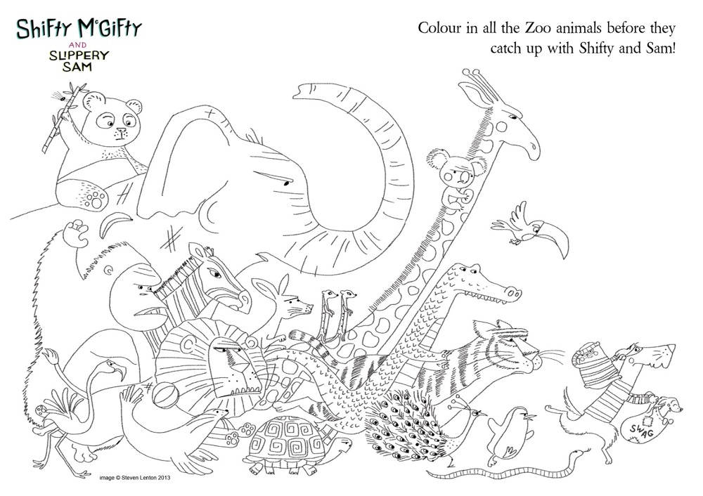 Shifty McGifty and Slippery Sam - Steven Lenton Illustration