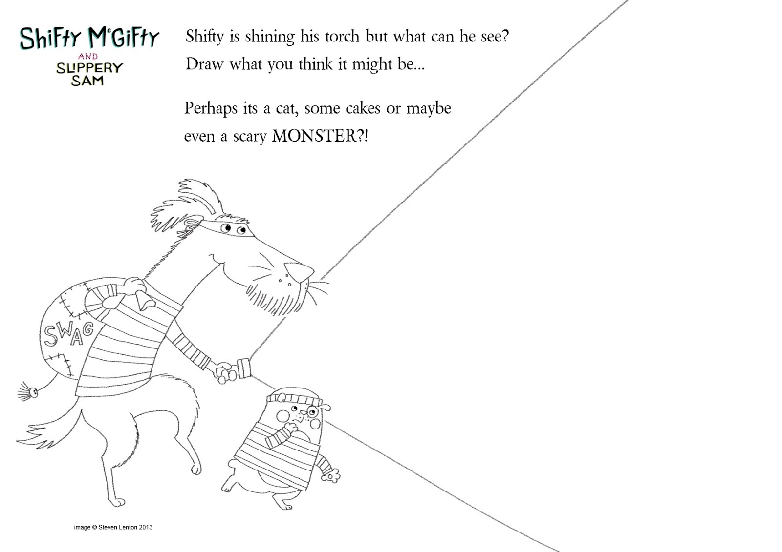 Shifty McGifty and Slippery Sam - Steven Lenton Illustration