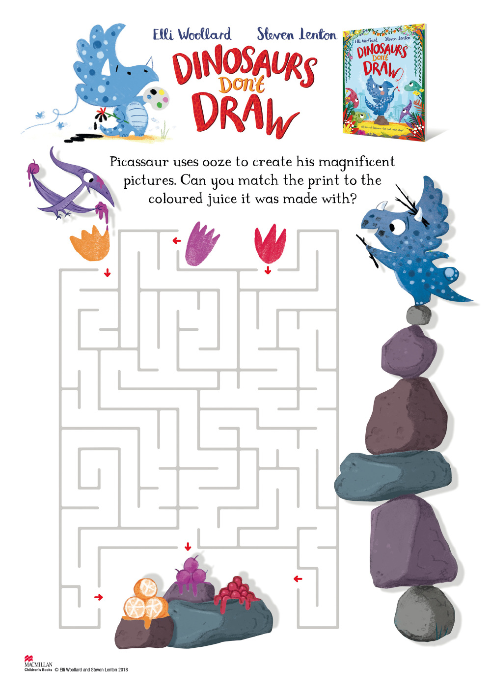 Dinosaurs Don't Draw - Steven Lenton Illustration