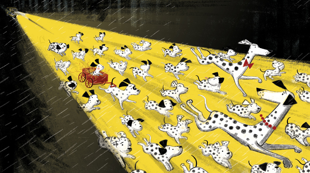 The Hundred And One Dalmatians - Steven Lenton Illustration