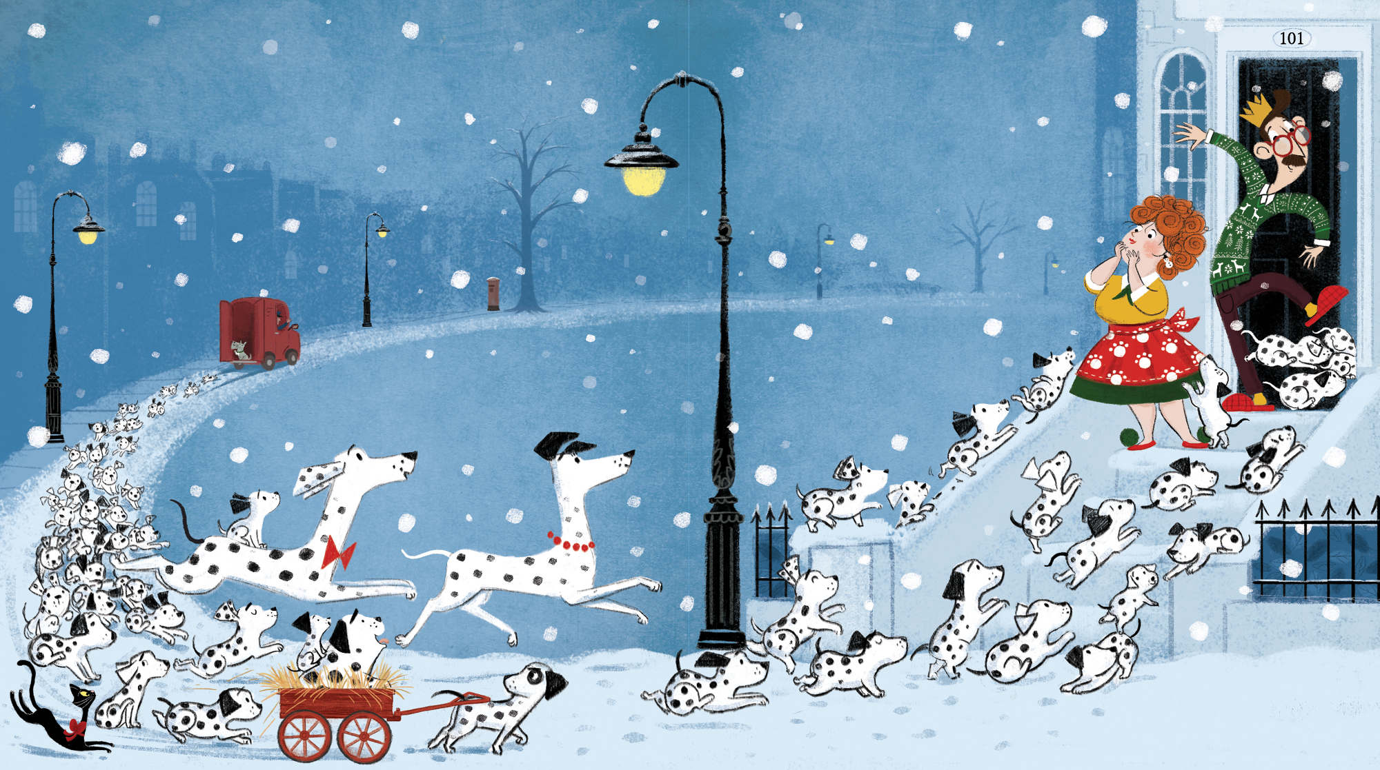 The Hundred And One Dalmatians - Steven Lenton Illustration