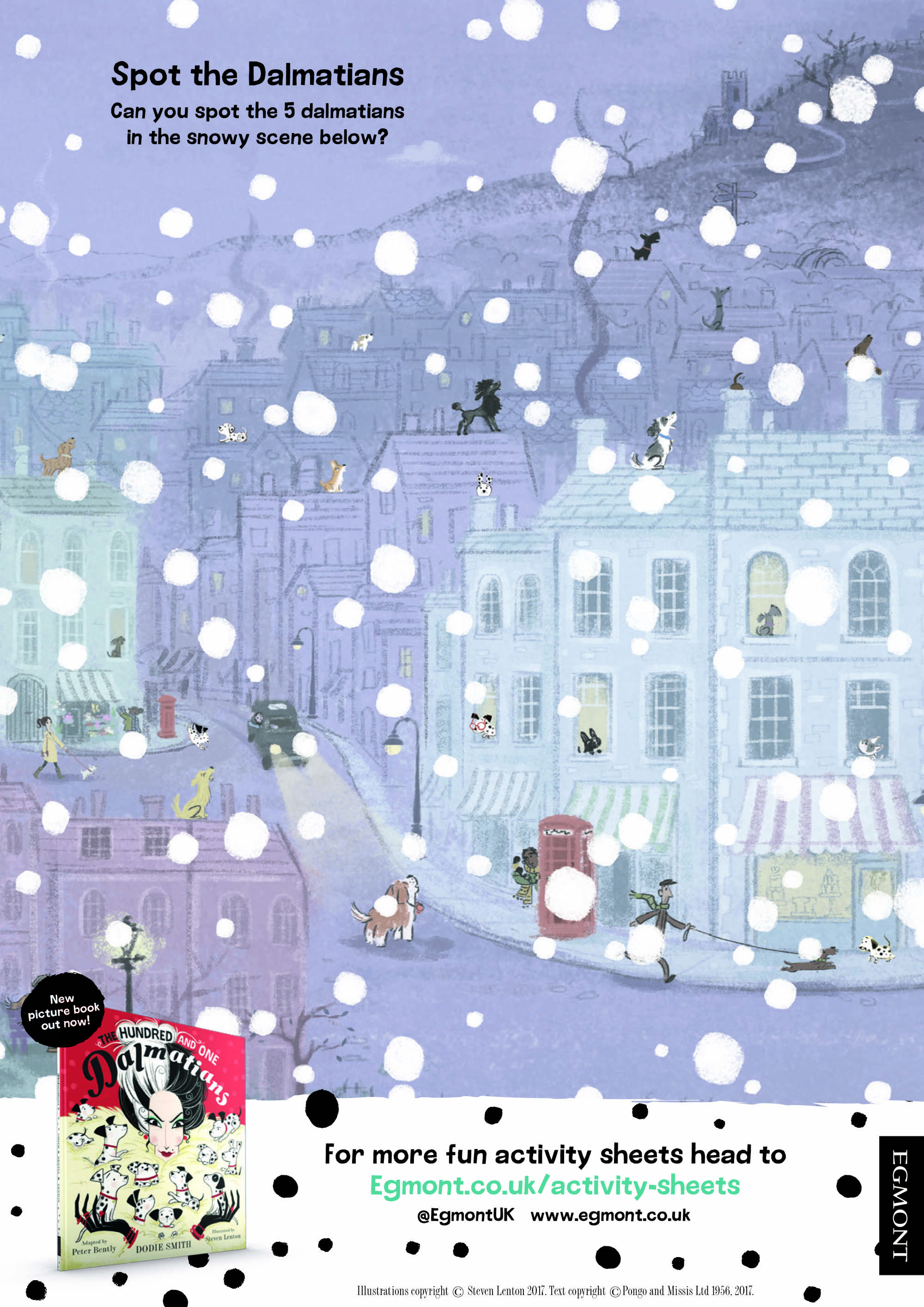 The Hundred And One Dalmatians - Steven Lenton Illustration