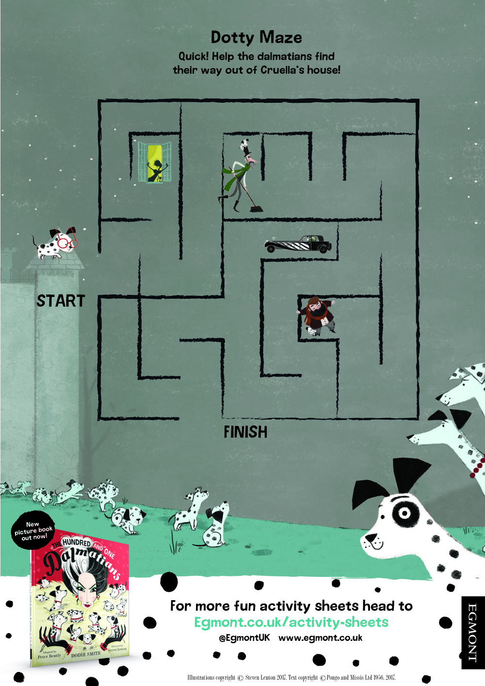 The Hundred And One Dalmatians - Steven Lenton Illustration