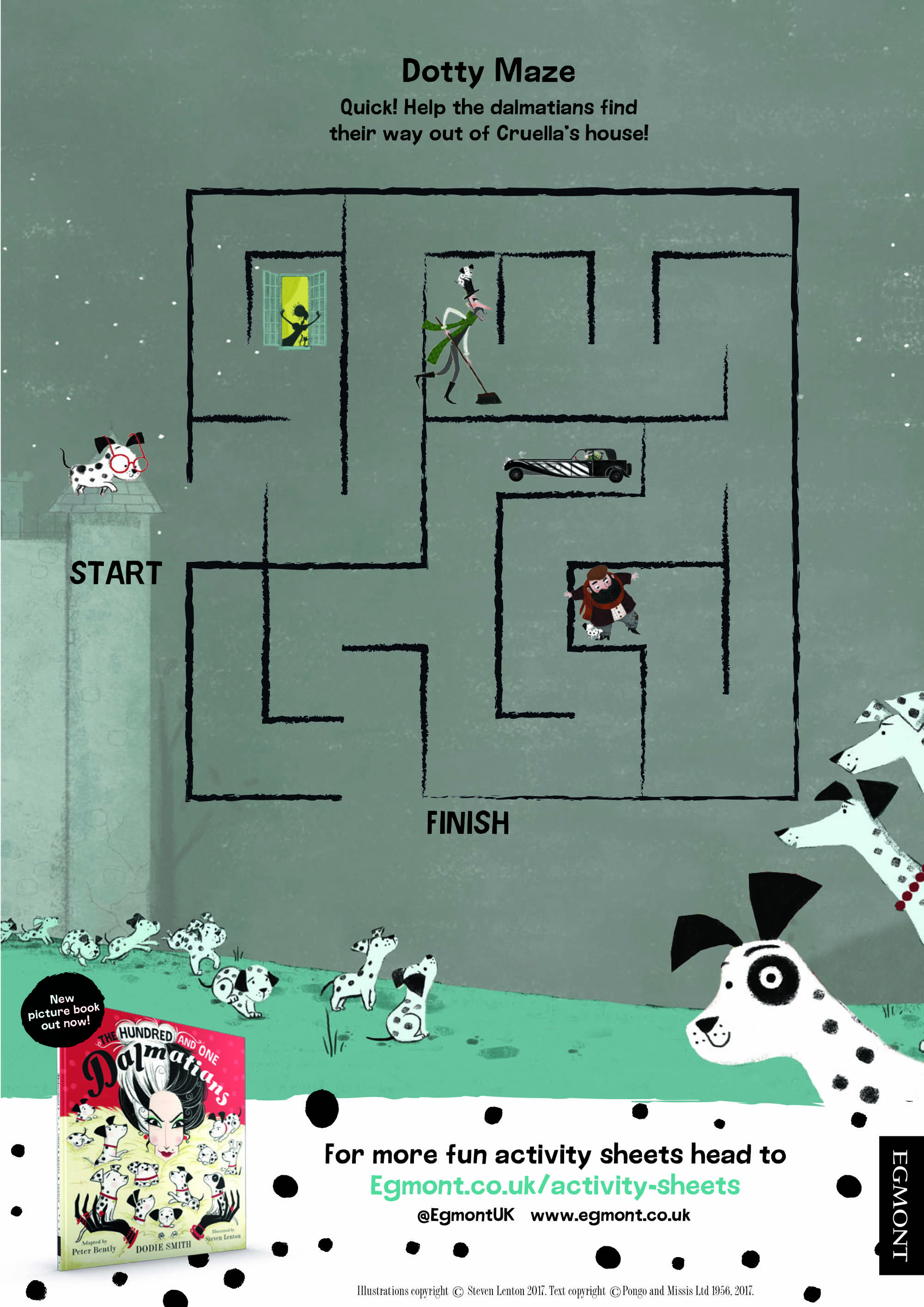 The Hundred And One Dalmatians - Steven Lenton Illustration