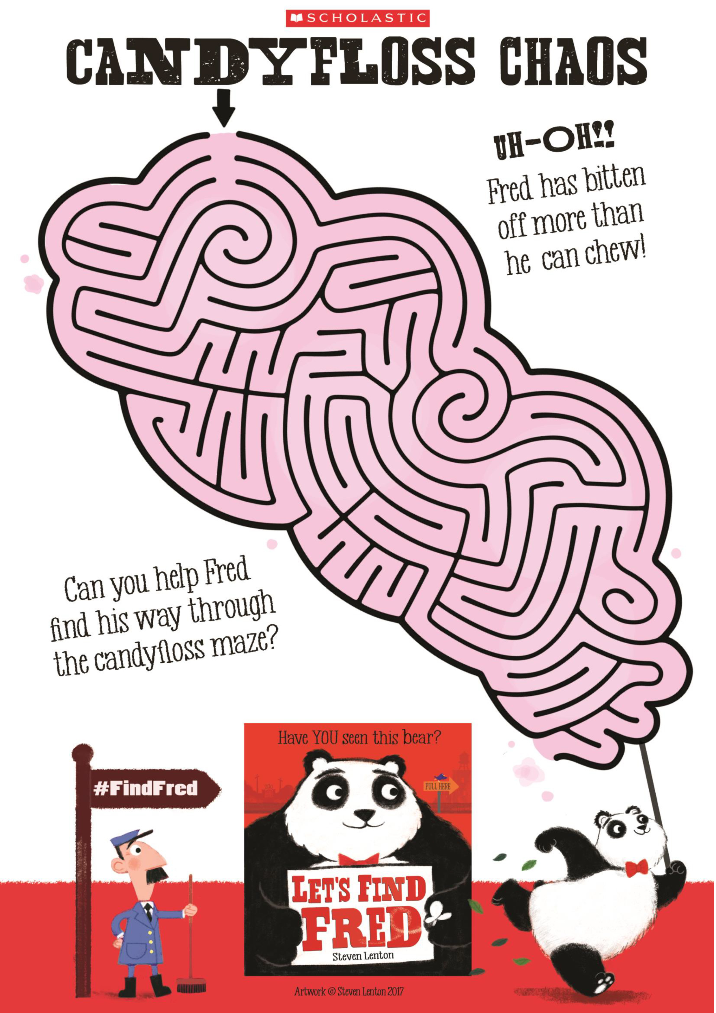 Let's Find Fred - Steven Lenton Illustration