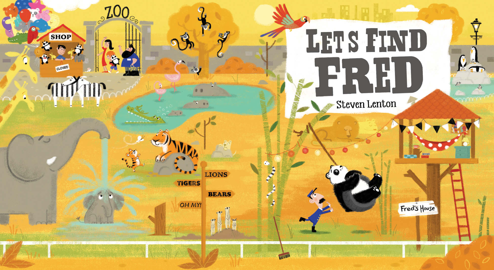 Let's Find Fred - Steven Lenton Illustration