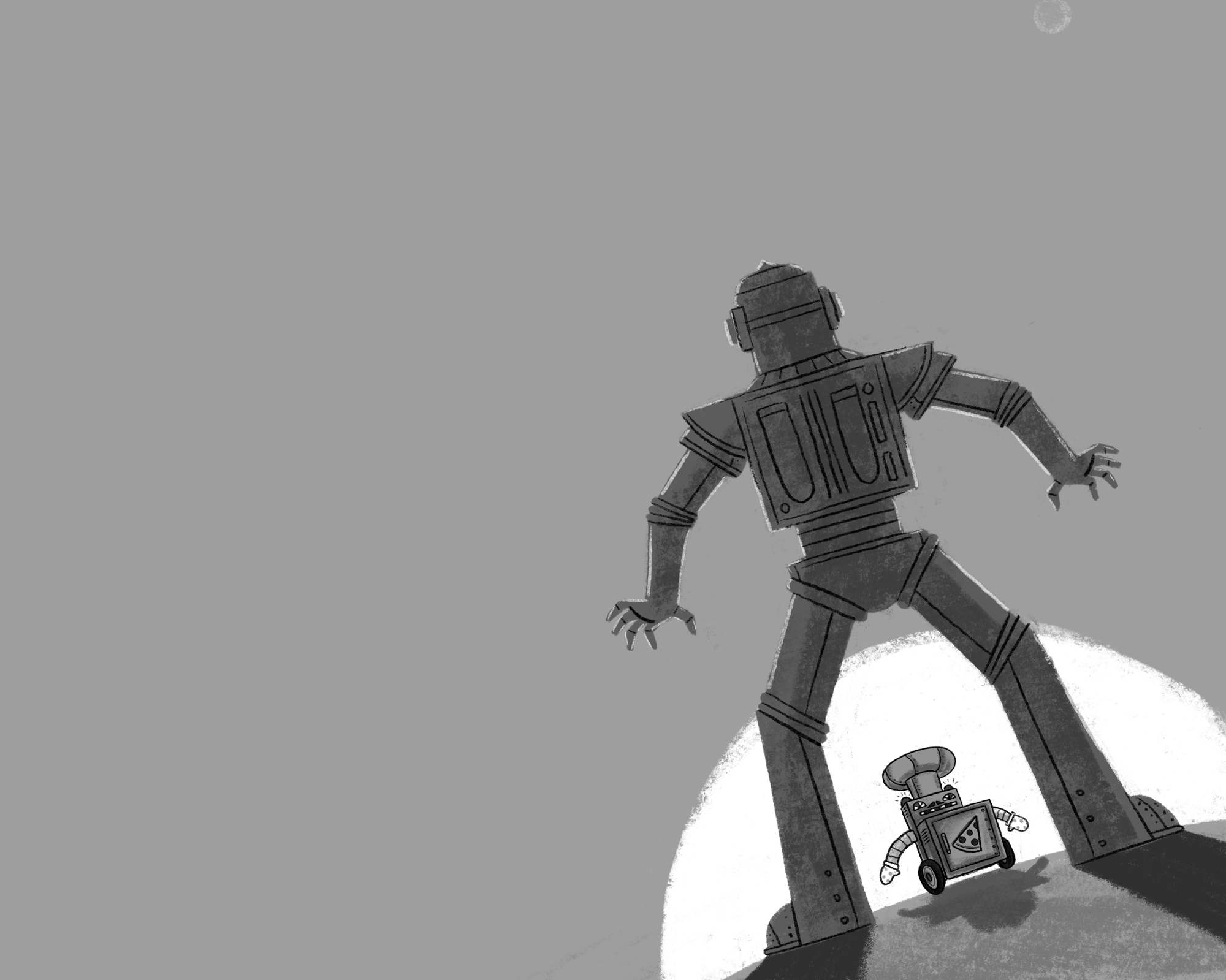 Runaway Robot - Steven Lenton Illustration