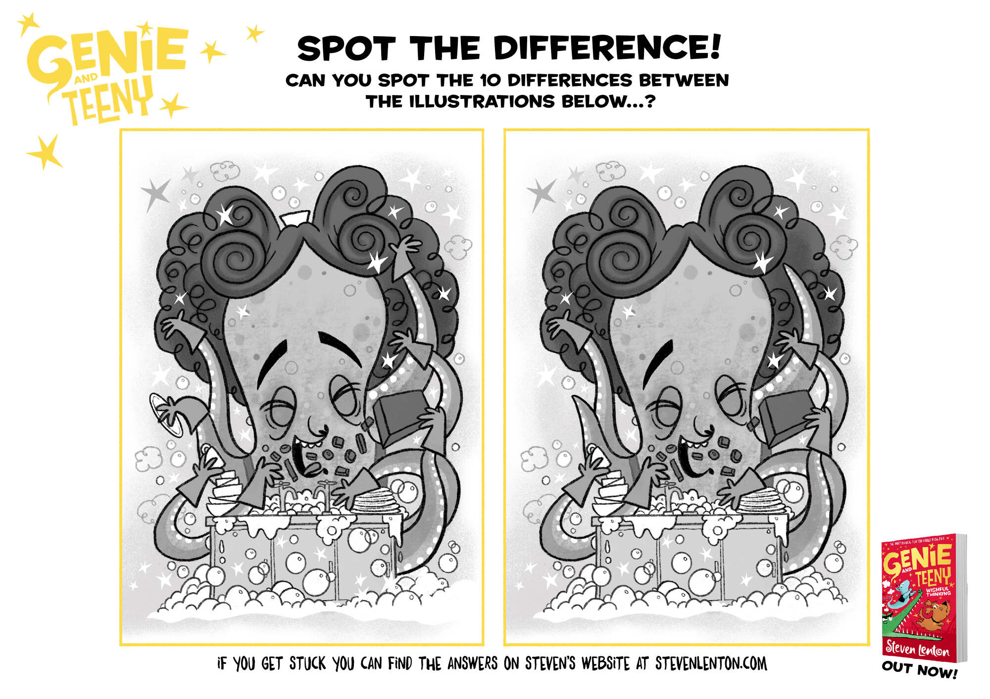 Genie and Teeny 2: Wishful Thinking - Steven Lenton Illustration