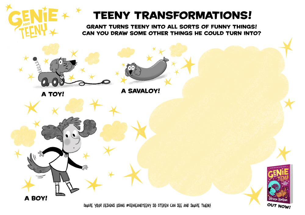 Genie and Teeny 3 - Steven Lenton Illustration