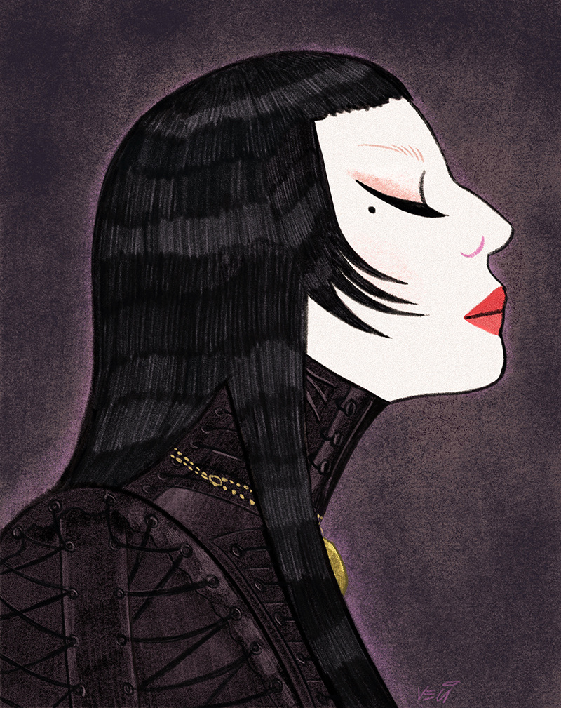 Lady Gaga, portrait - Veronica Veci Carratello