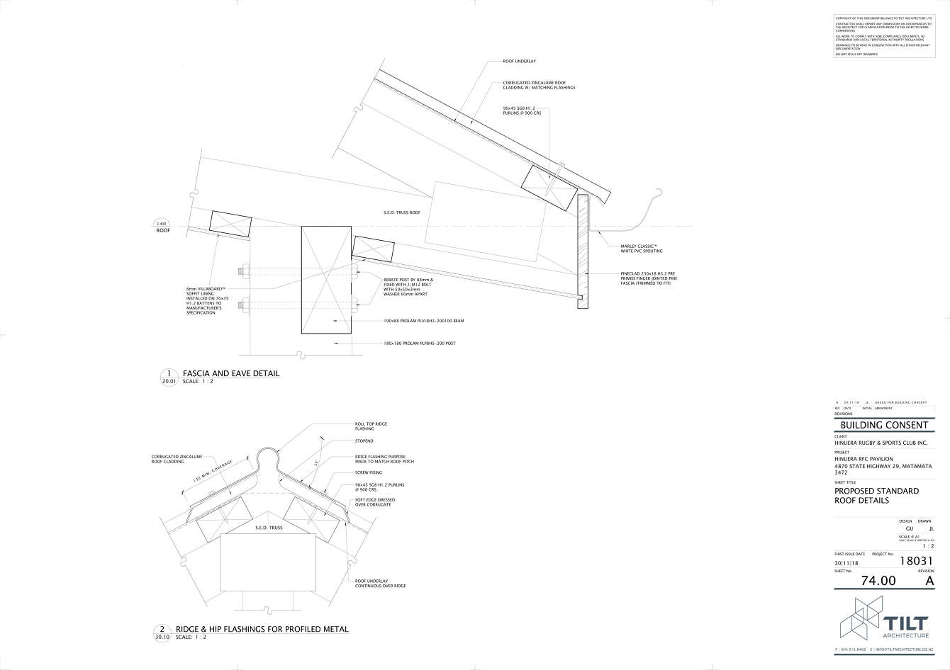Hinuera RFC Pavilion - Jonathan Lim