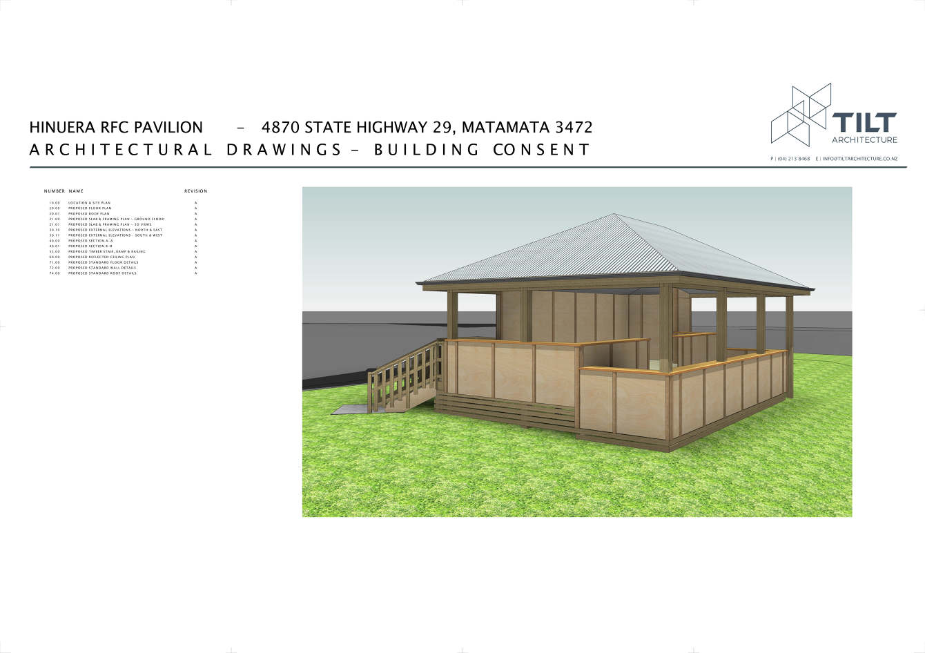 Hinuera RFC Pavilion - Jonathan Lim