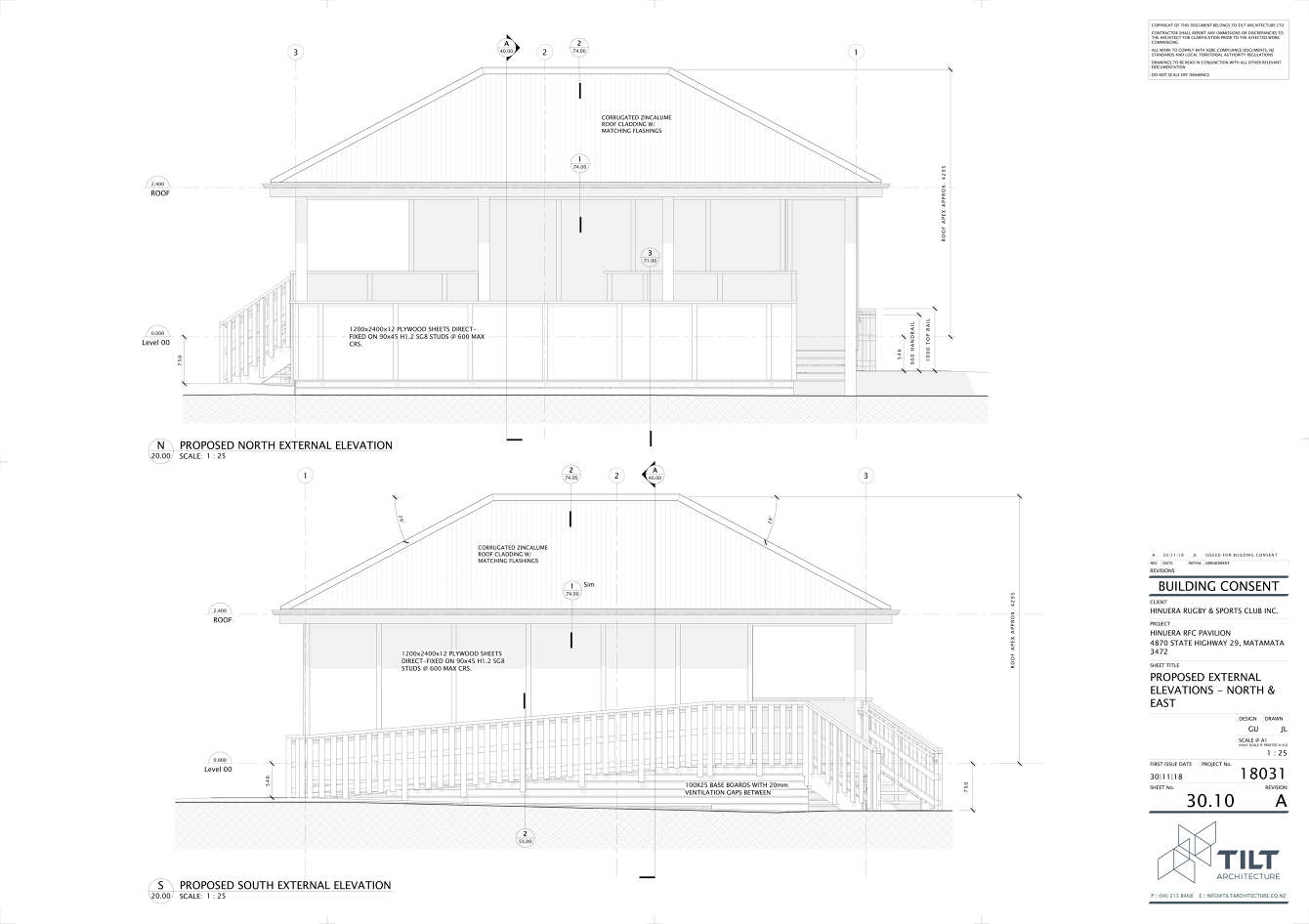 Hinuera RFC Pavilion - Jonathan Lim
