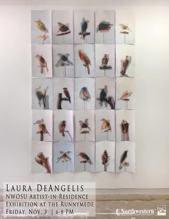Laura DeAngelis, Oct 2017 - NWOSU Artist-in-Residence Program