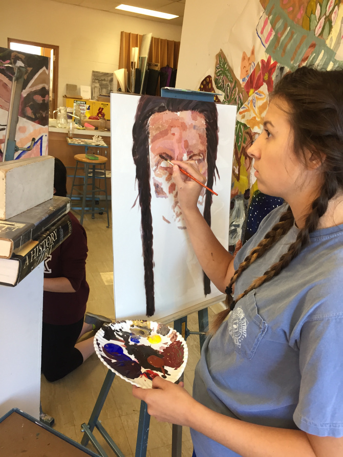 Laura DeAngelis, Oct 2017 - NWOSU Artist-in-Residence Program