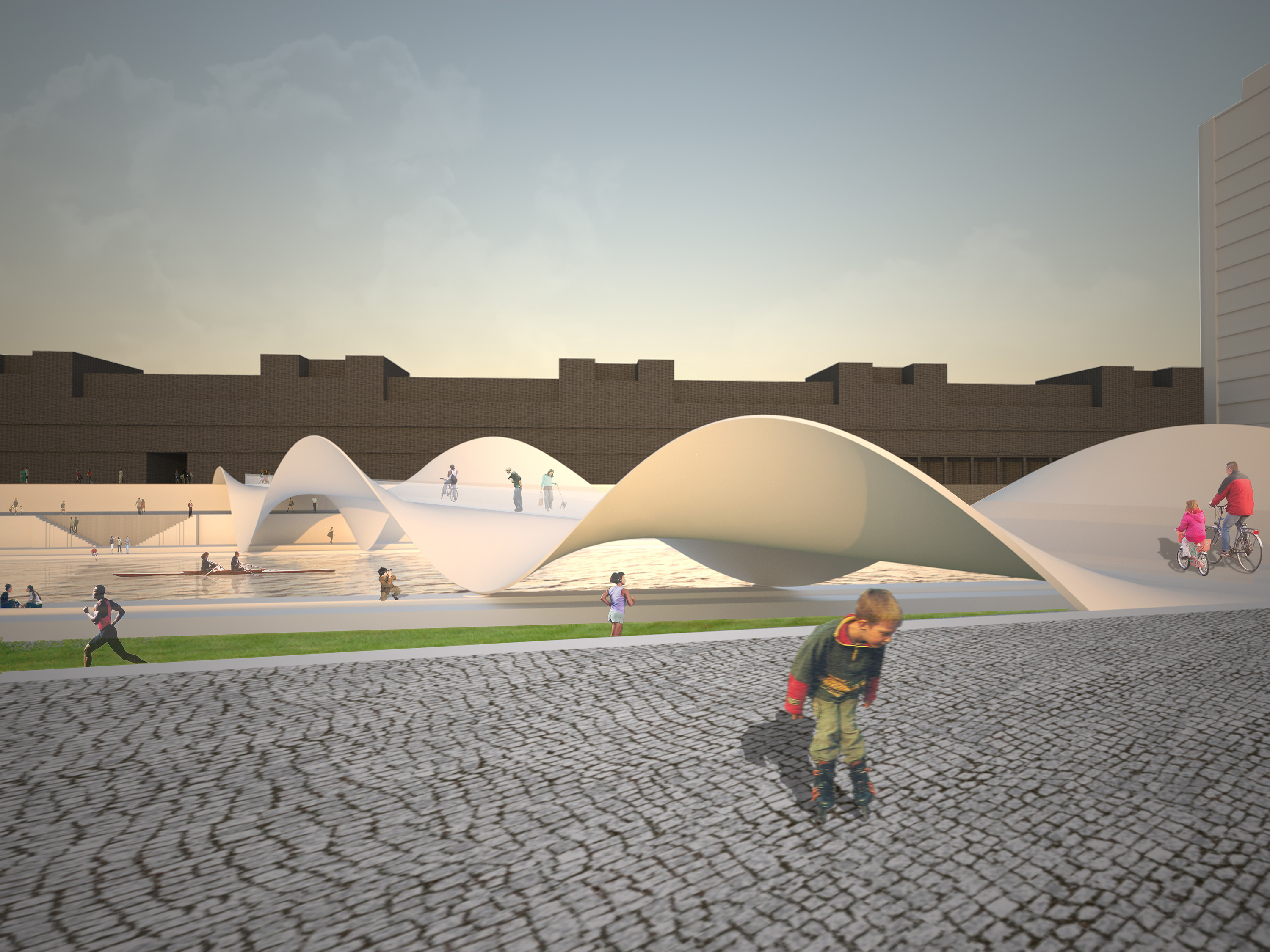 Venlo Pedestrian Bridge - IND [Inter.National.Design]